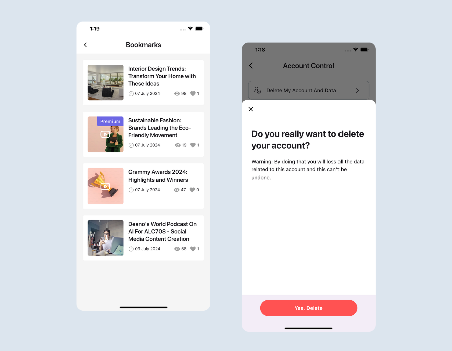 News Hour - Flutter News App for Android & iOS with Admin Panel by mrblab