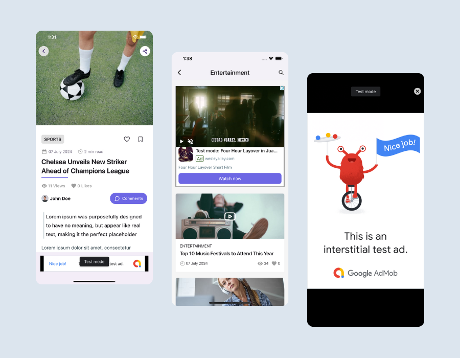 News Hour - Flutter News App for Android & iOS with Admin Panel by mrblab