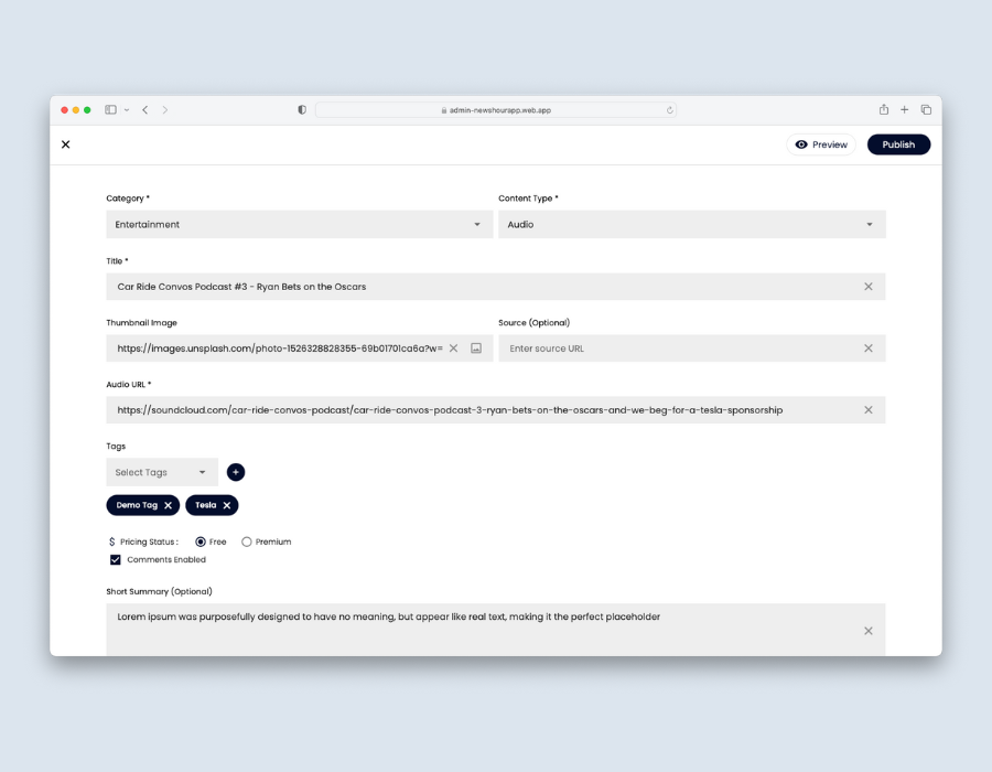 News Hour - Flutter News App for Android & iOS with Admin Panel by mrblab