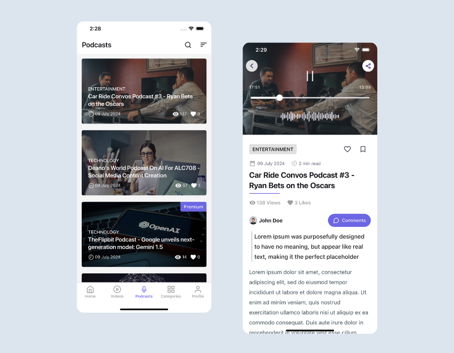 News Hour - Flutter News App for Android & iOS with Admin Panel by mrblab