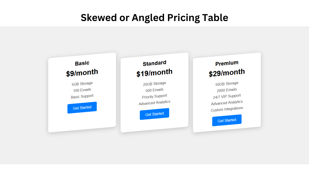 Responsive Pricing Tables with 15 Unique Designs by Deep4191 | CodeCanyon
