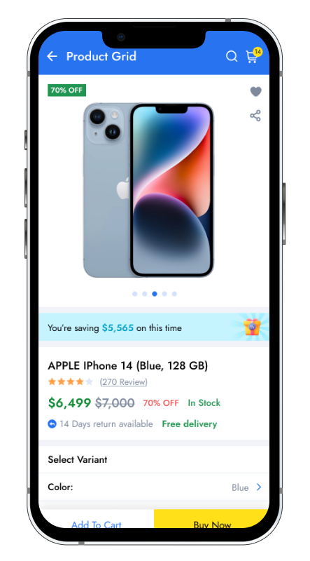 ClickCart - eCommerce Android Mobile App Template by IndianCoder | CodeCanyon