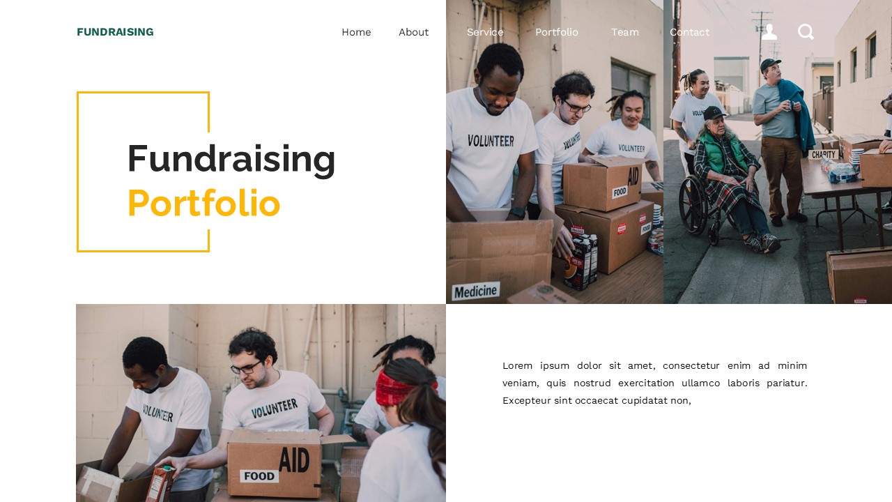 Fundraising - Fundraising Google Slide Templates, Presentation Templates