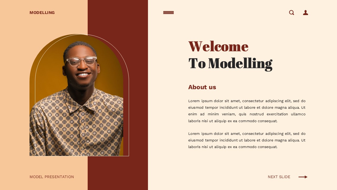 Modelling - Model Google Slide Templates, Presentation Templates ...