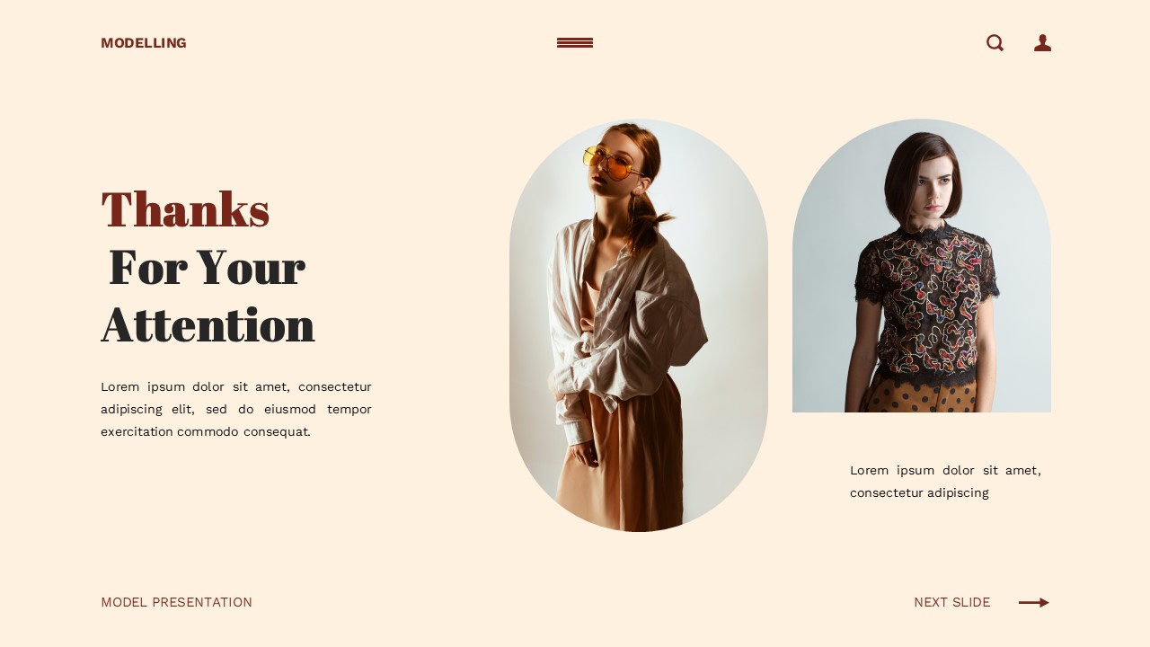 Modelling - Model Google Slide Templates, Presentation Templates ...