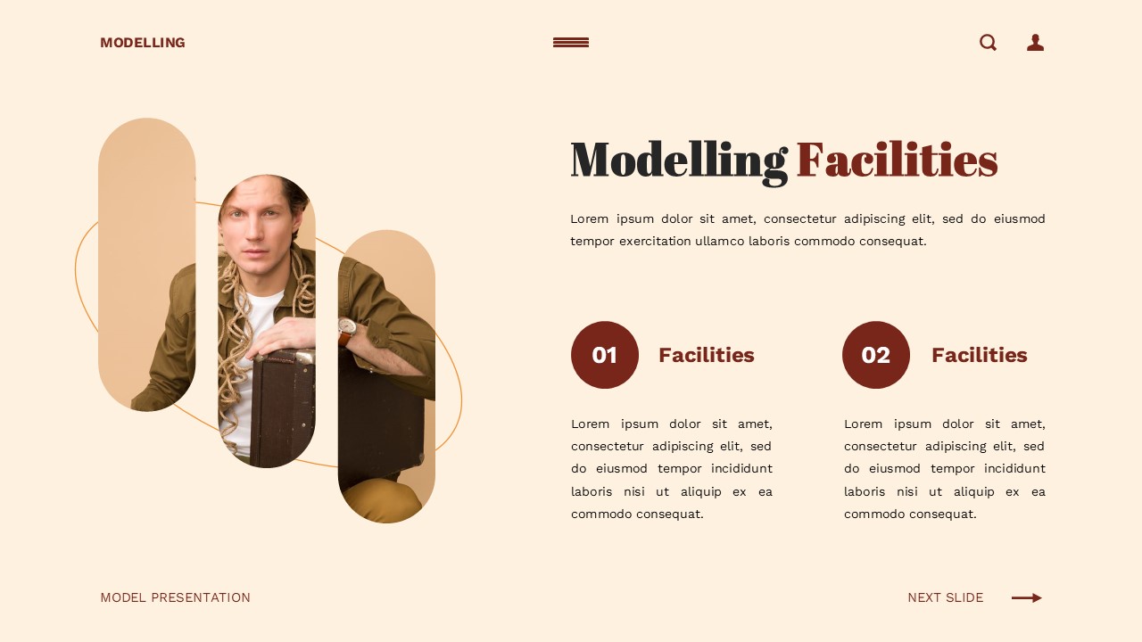 Modelling - Model Google Slide Templates, Presentation Templates ...