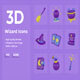 3D Wizard Icon, Graphics | GraphicRiver