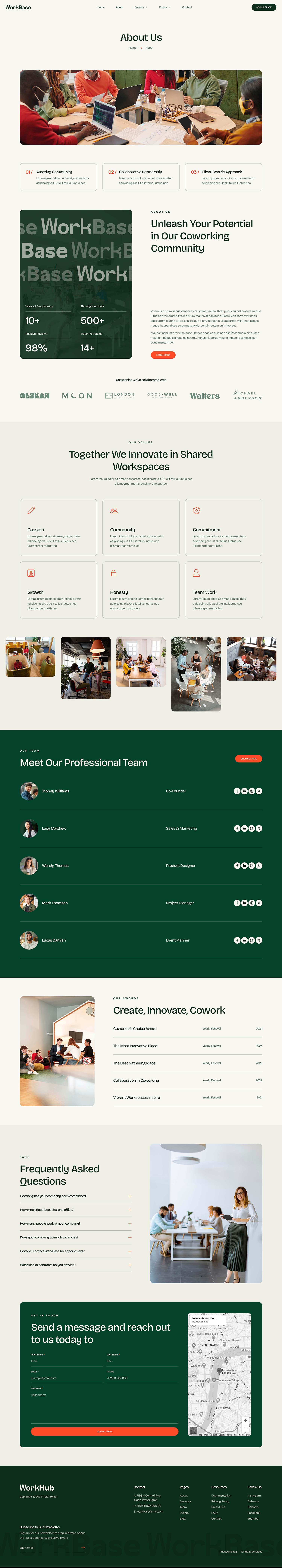 WorkBase - Coworking & Creative Space Elementor Template Kit by askproject