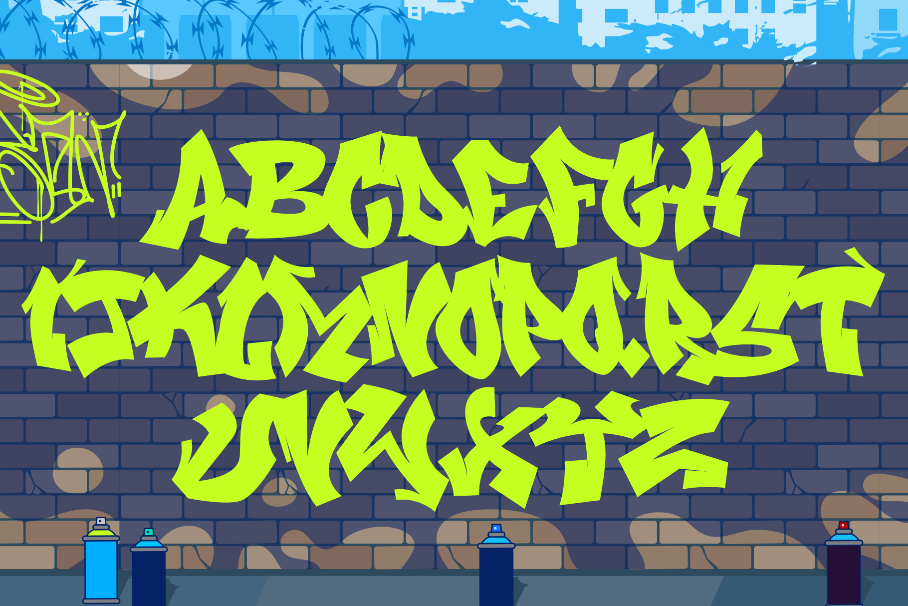 Beat Mark - Graffiti Font, Fonts | GraphicRiver
