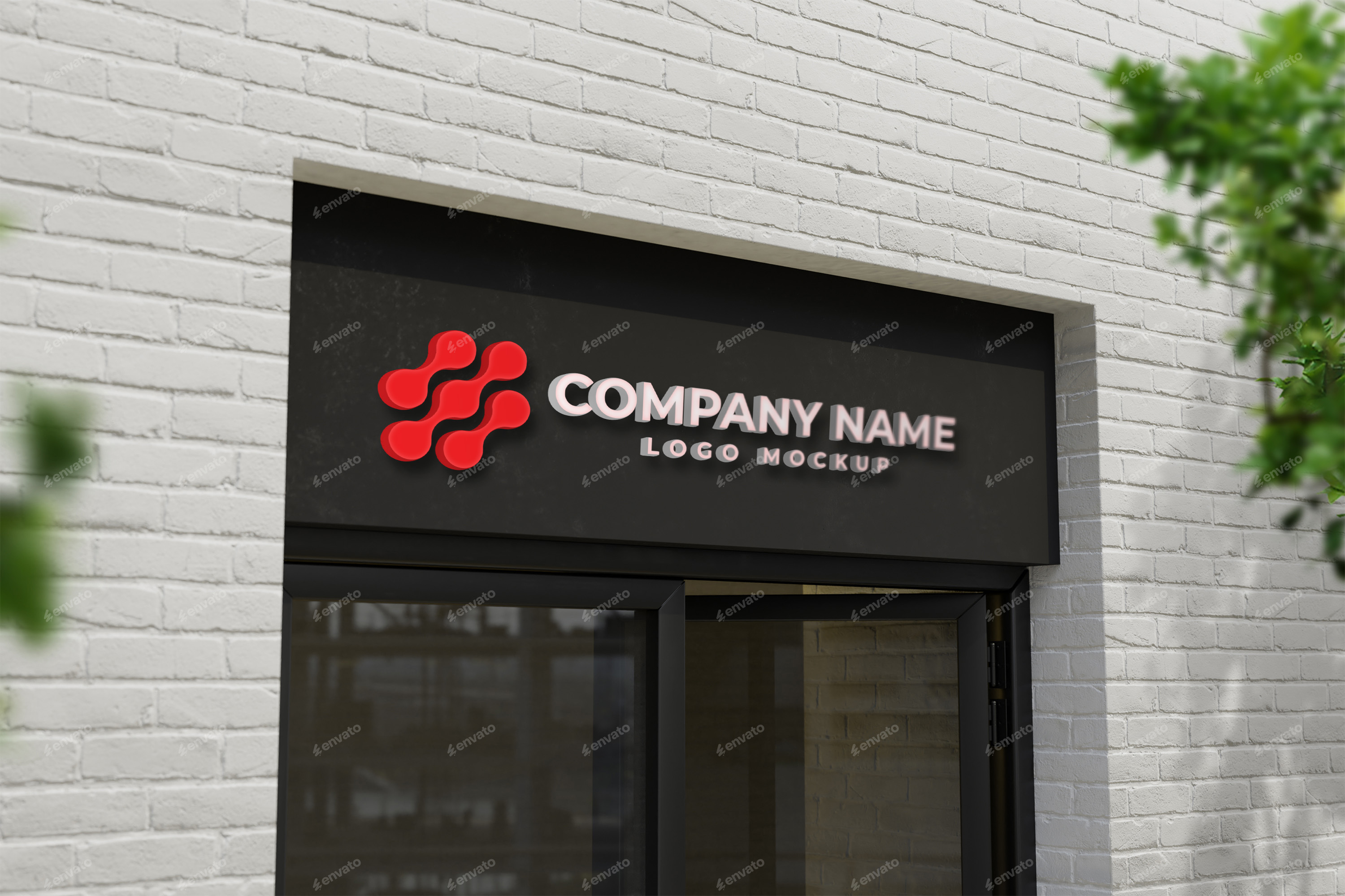 Store Front Logo Mockup, Graphics | GraphicRiver