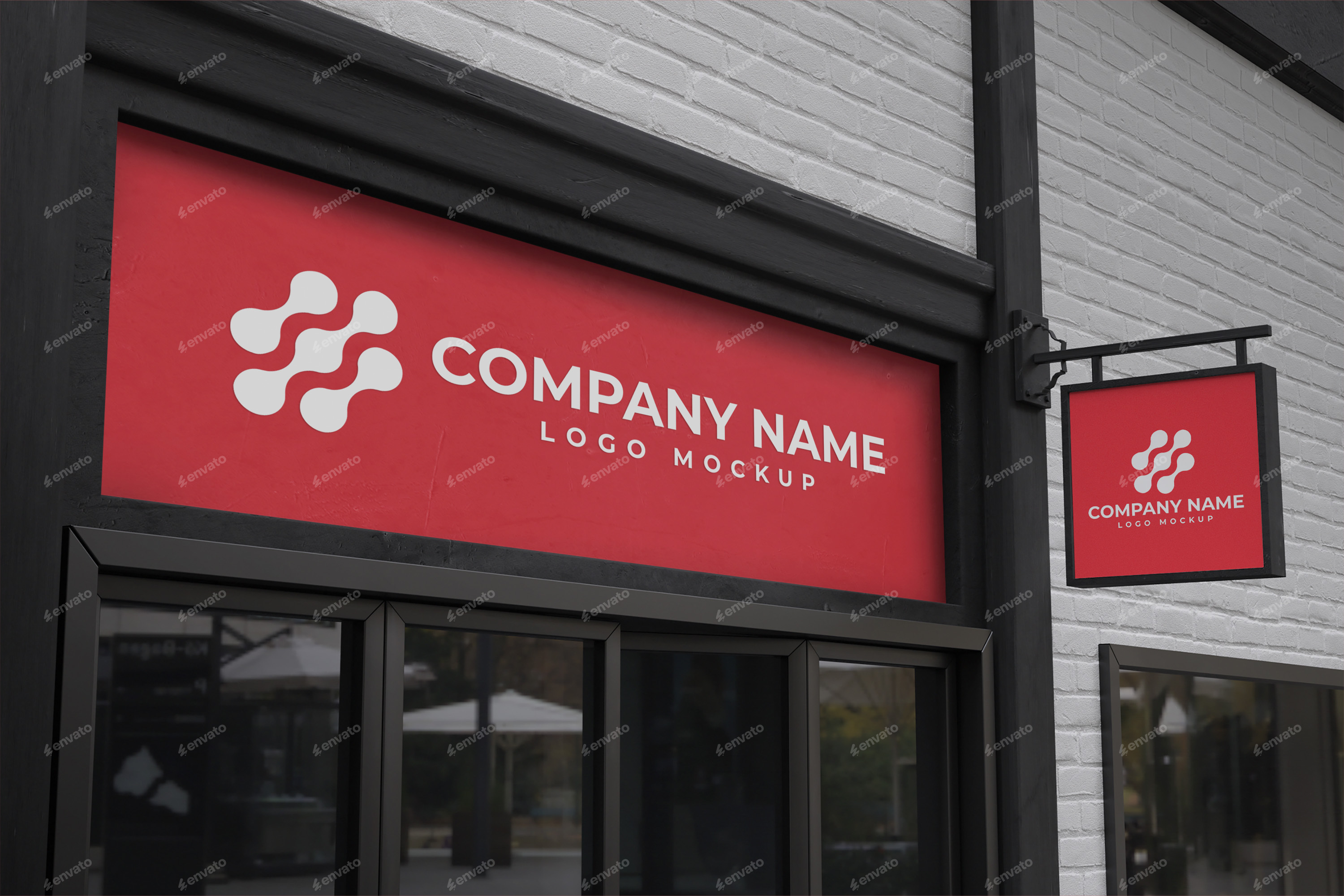 Store Front Logo Mockup, Graphics | GraphicRiver