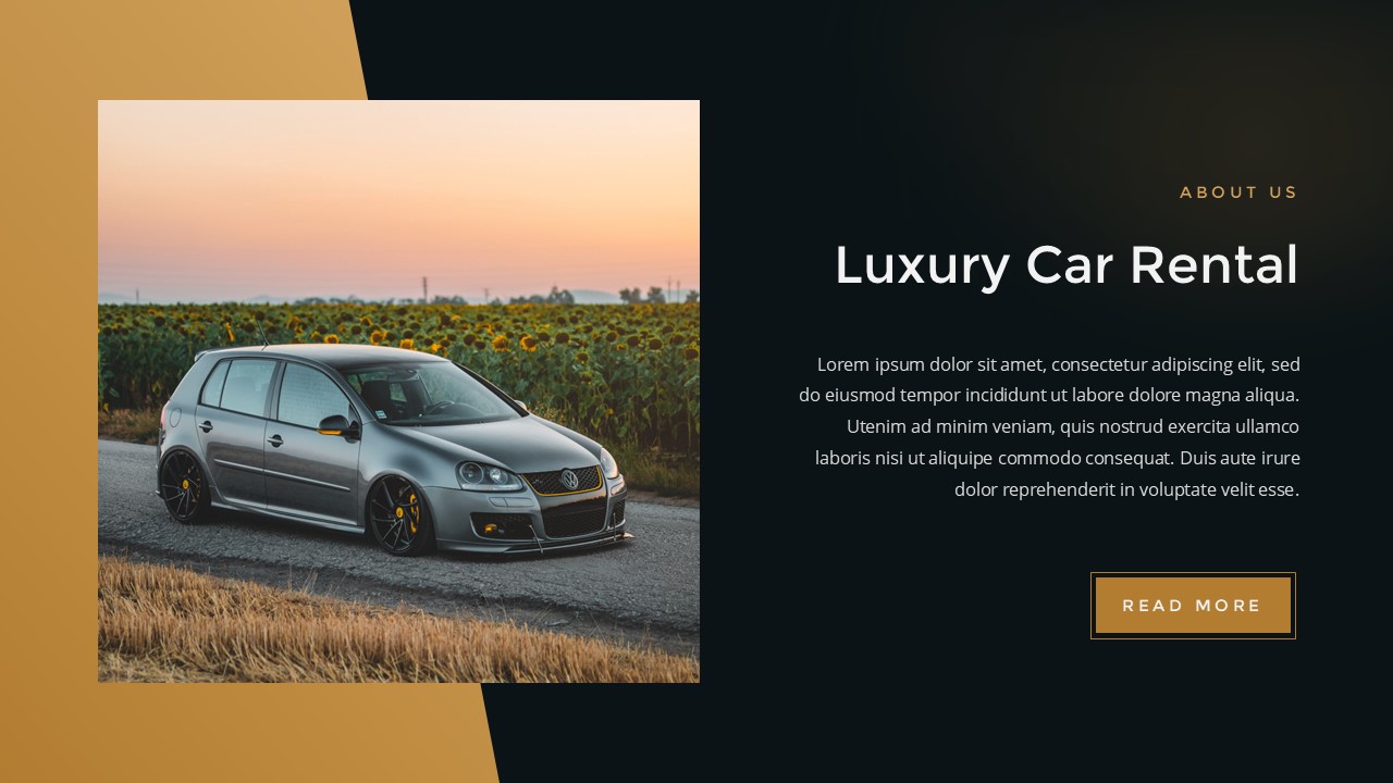 Metrolla - Car Rental PowerPoint Template, Presentation Templates ...