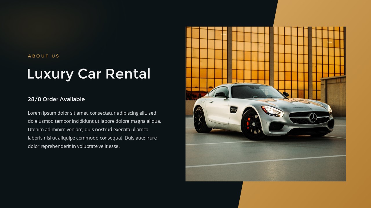 Metrolla - Car Rental PowerPoint Template, Presentation Templates ...