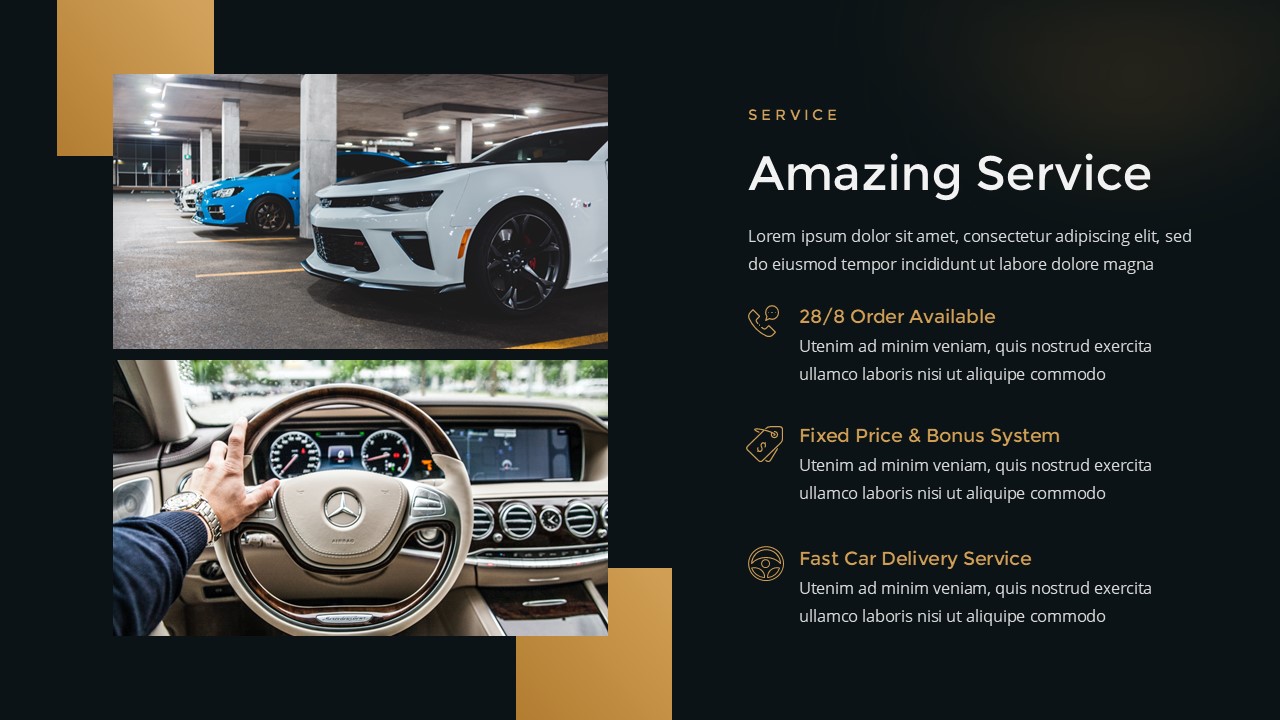 Metrolla - Car Rental PowerPoint Template, Presentation Templates ...