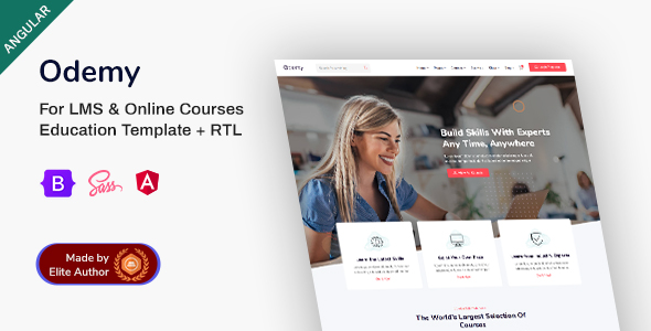 Odemy - Angular 18+ Online Courses & Education Template by EnvyTheme