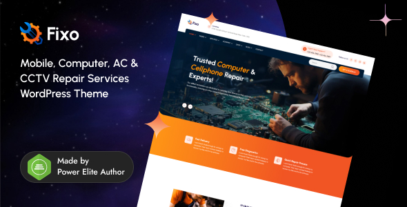 Fixo - Mobile & Computer Repair Services Elementor WordPress Theme by ...