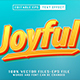 Joyful Editable Text Effect, Add-ons | GraphicRiver