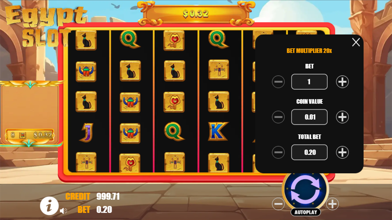 Slot Egypt - HTML5 Game by slotgen | CodeCanyon