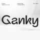Ganky - Modern Stylish Sans, Fonts | GraphicRiver
