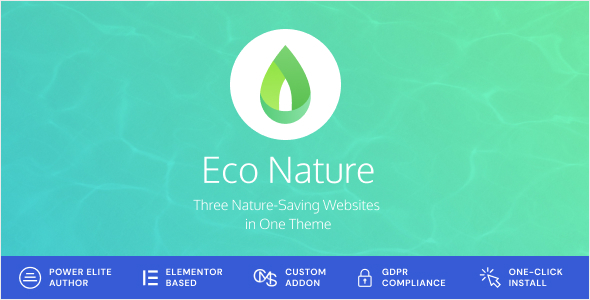 Eco Nature - Environment & Ecology WordPress Theme by cmsmasters ...