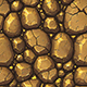 100 different seamless hand painted gold rocks pictures by VIPspawn