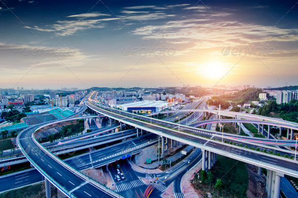 Overpass bridge Stock Photo by liufuyu | PhotoDune