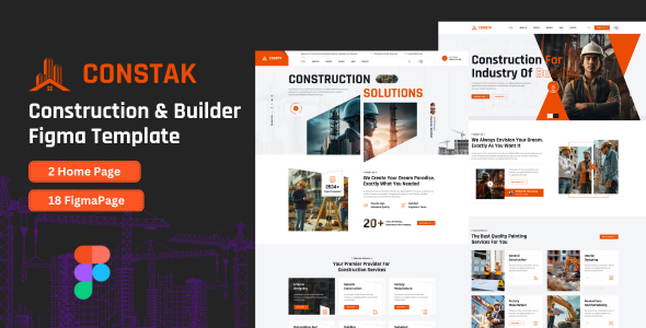 Constak – Construction & Builder Figma Template by TeamXcel | ThemeForest