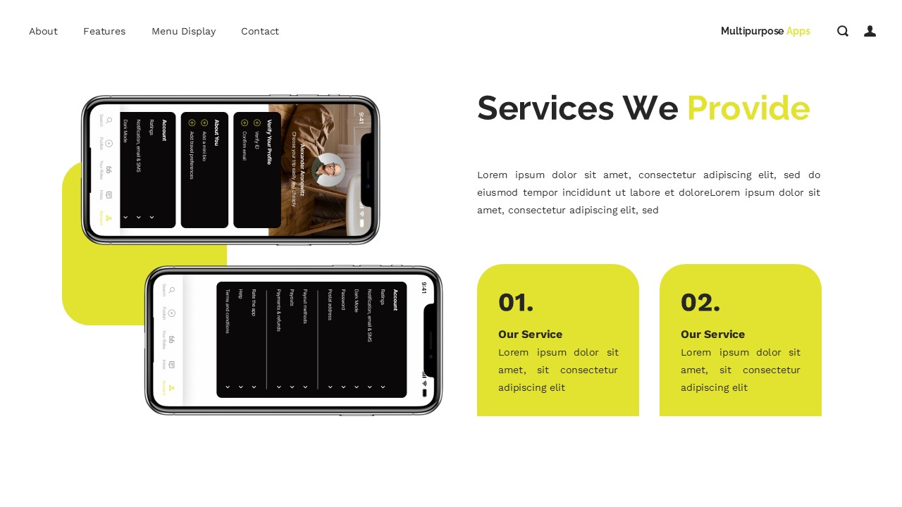 Multipurpose Apps - Mobile App & Saas Powerpoint Templates ...