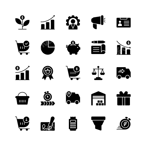 Sales Icon Set, Icons | GraphicRiver