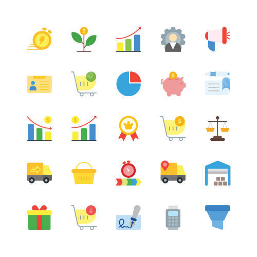 Sales Icon Set, Icons | GraphicRiver