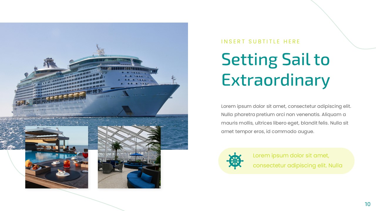 Pesiyar - Cruise Ship Presentation Template, Presentation Templates