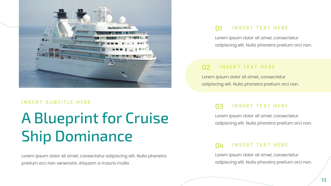 Pesiyar - Cruise Ship Presentation Template, Presentation Templates