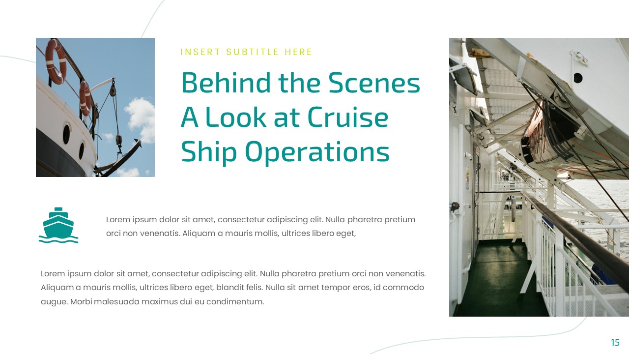 Pesiyar - Cruise Ship Presentation Template, Presentation Templates