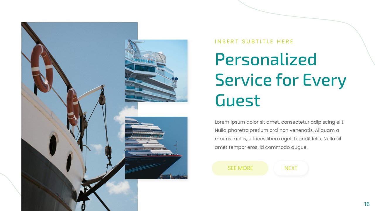 Pesiyar - Cruise Ship Presentation Template, Presentation Templates