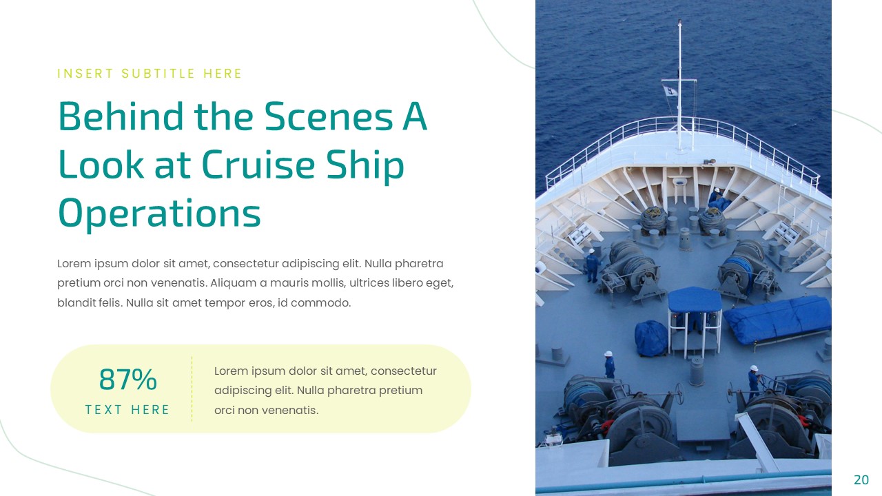 Pesiyar - Cruise Ship Presentation Template, Presentation Templates