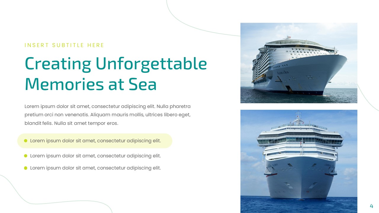 Pesiyar - Cruise Ship Presentation Template, Presentation Templates
