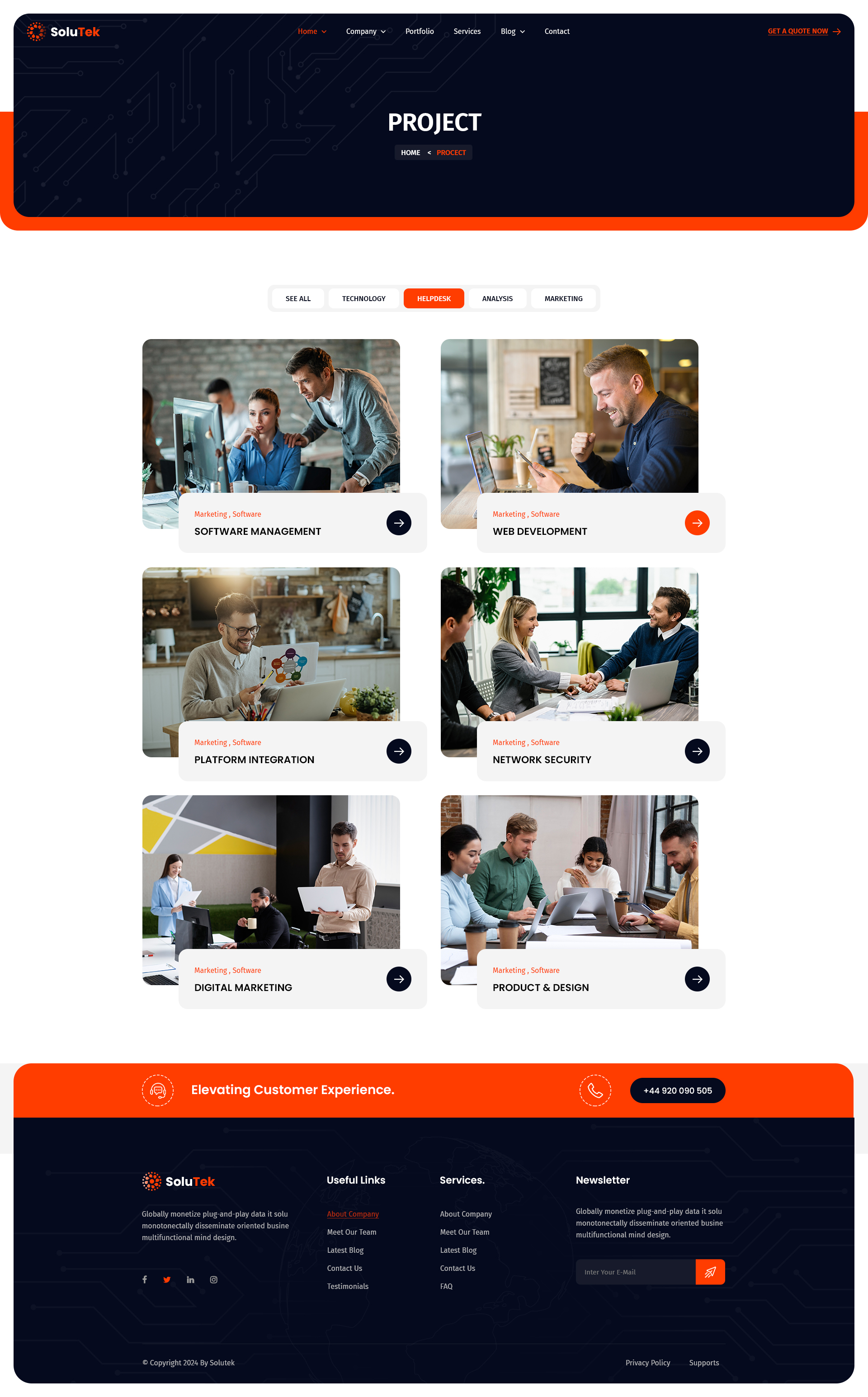 Solutek - Technology & IT Solution PSD Template by ThemeServices | ThemeForest