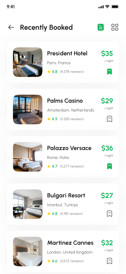Guestly - Hotel Booking App React Native CLI Ui Kit by JsmThemes ...