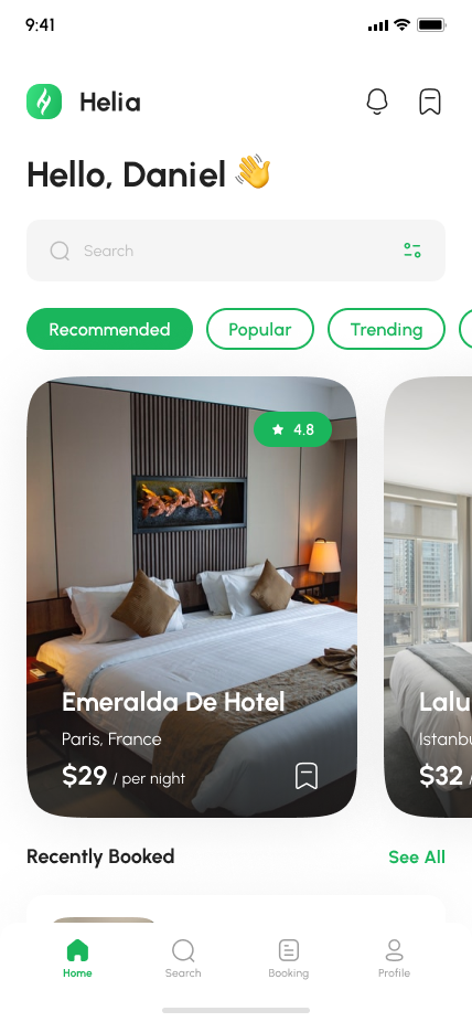 Guestly - Hotel Booking App React Native Expo Ui Kit by JsmThemes ...
