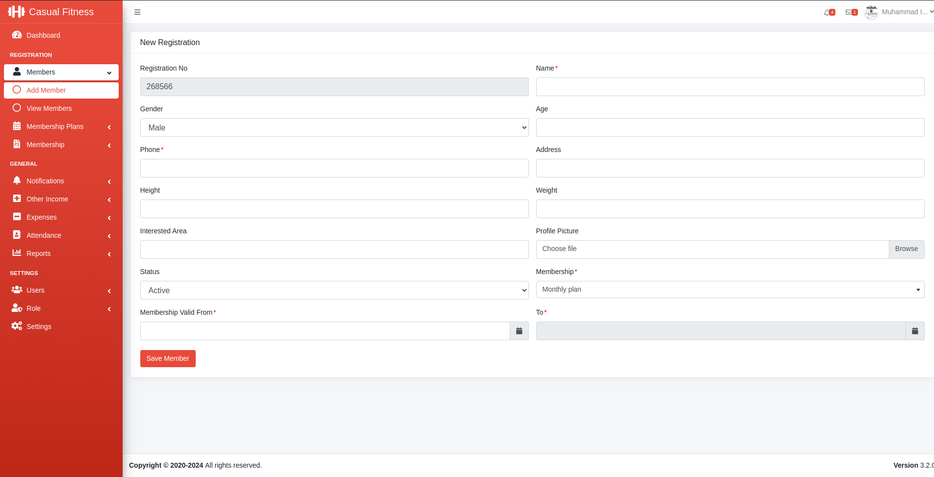Casual Fitness - Gym Management System by Spantiklab | CodeCanyon