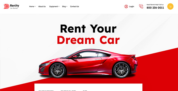 Renity - Multipurpose Rental Marketplace by TM_Colors | ThemeForest