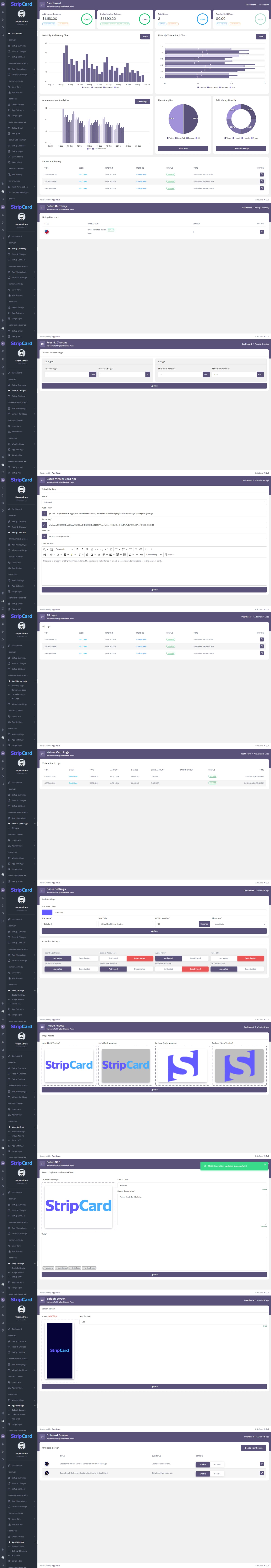 StripCard - Virtual Credit Card Full Solution by AppDevsX | CodeCanyon