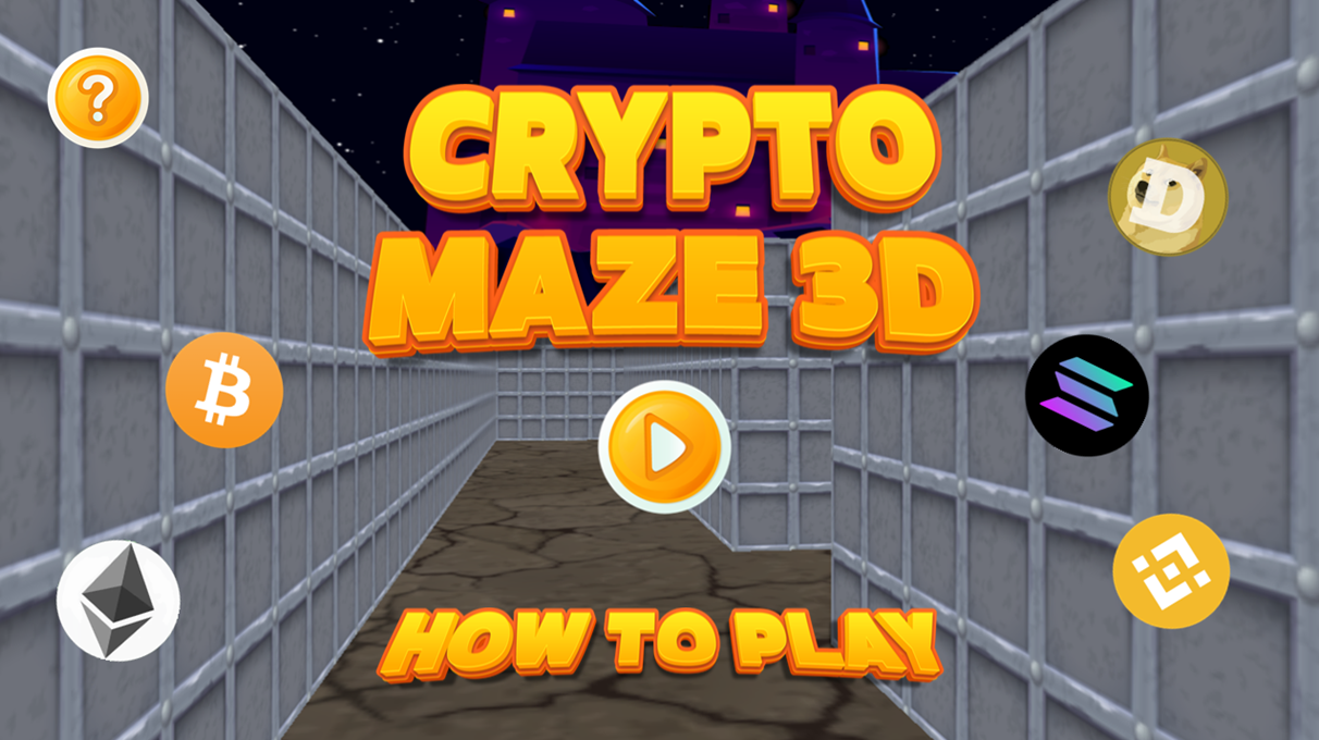 Crypto Maze 3D - Crypto Game - 3D Game - HTML5 by RichGames | CodeCanyon