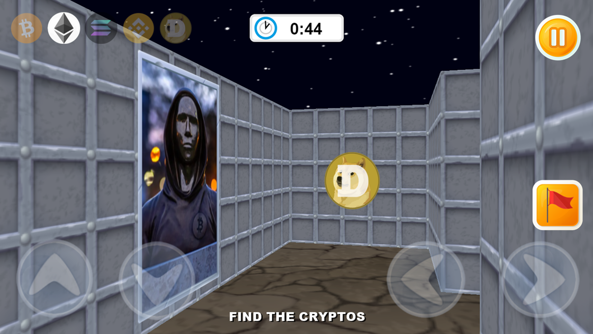 Crypto Maze 3D - Crypto Game - 3D Game - HTML5 by RichGames | CodeCanyon