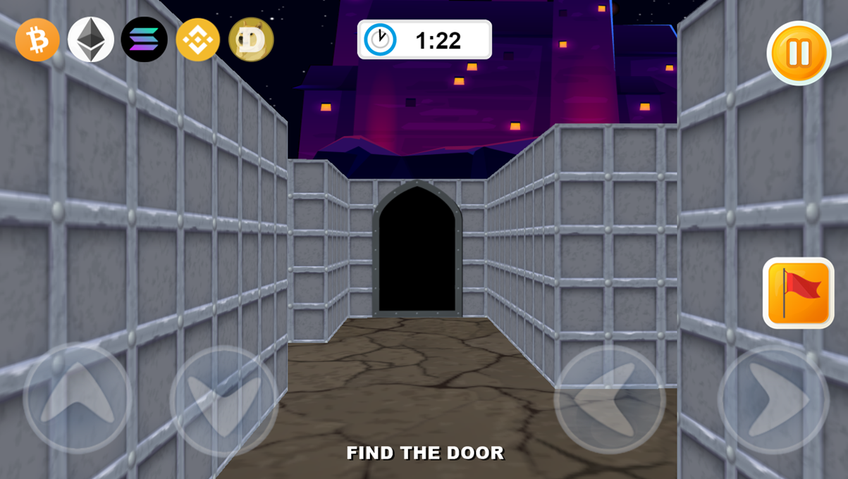 Crypto Maze 3D - Crypto Game - 3D Game - HTML5 by RichGames | CodeCanyon