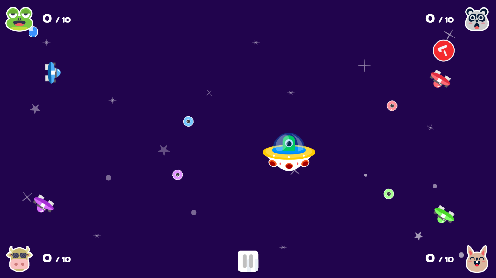 Alien Ship 1 4 Player Mode 3 Modes 3 Games Construct 3 C3p By Thisismerson