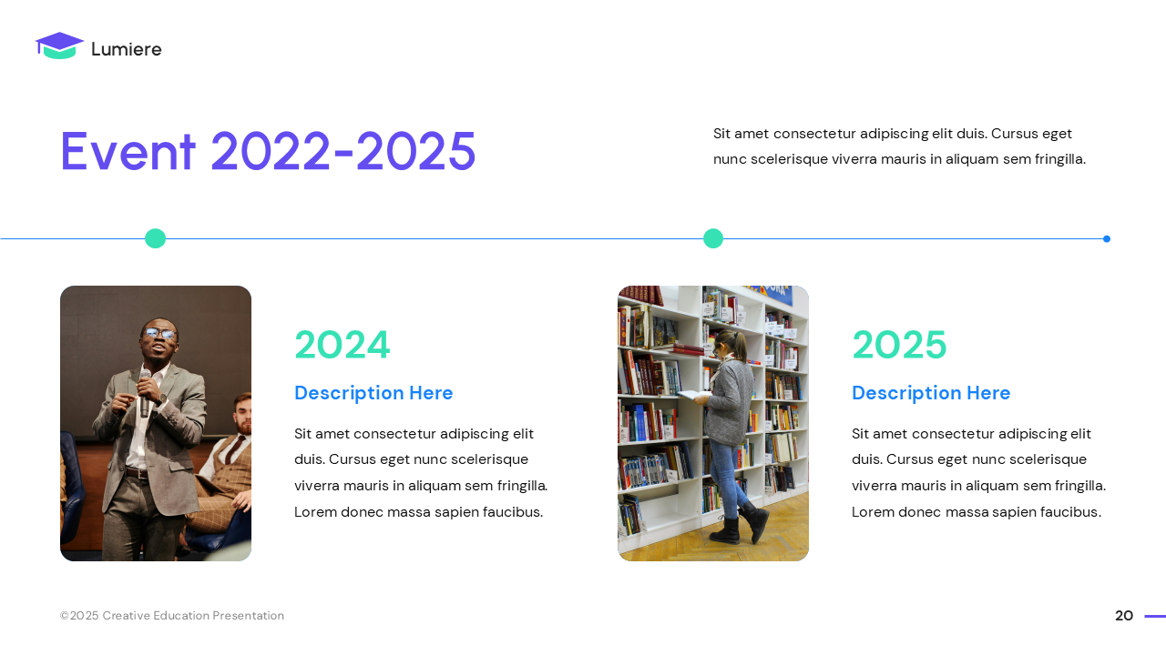 Lumiere - Education Course Presentation Template, Presentation Templates