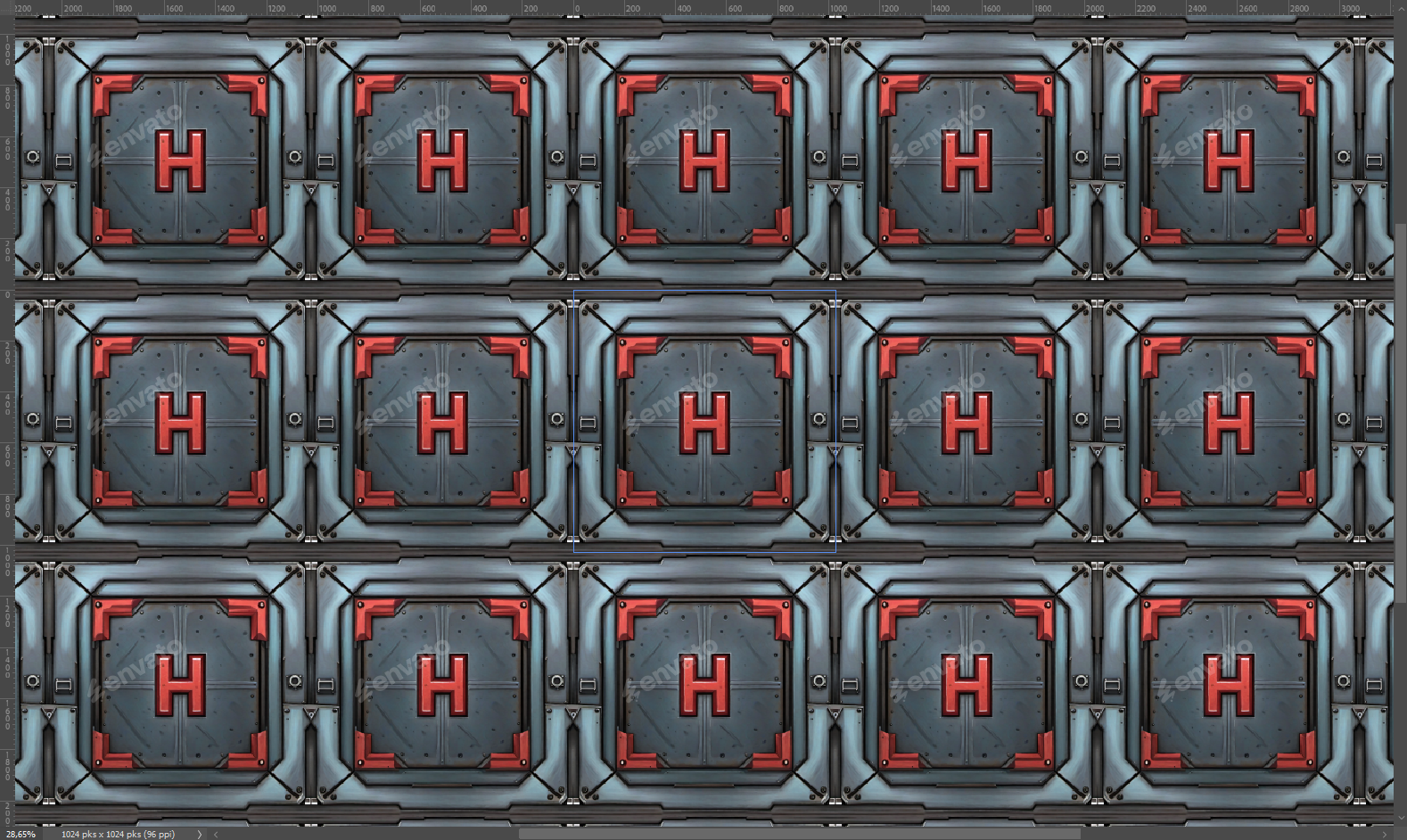 100 different seamless hand painted helipad pictures by VIPspawn | 3DOcean