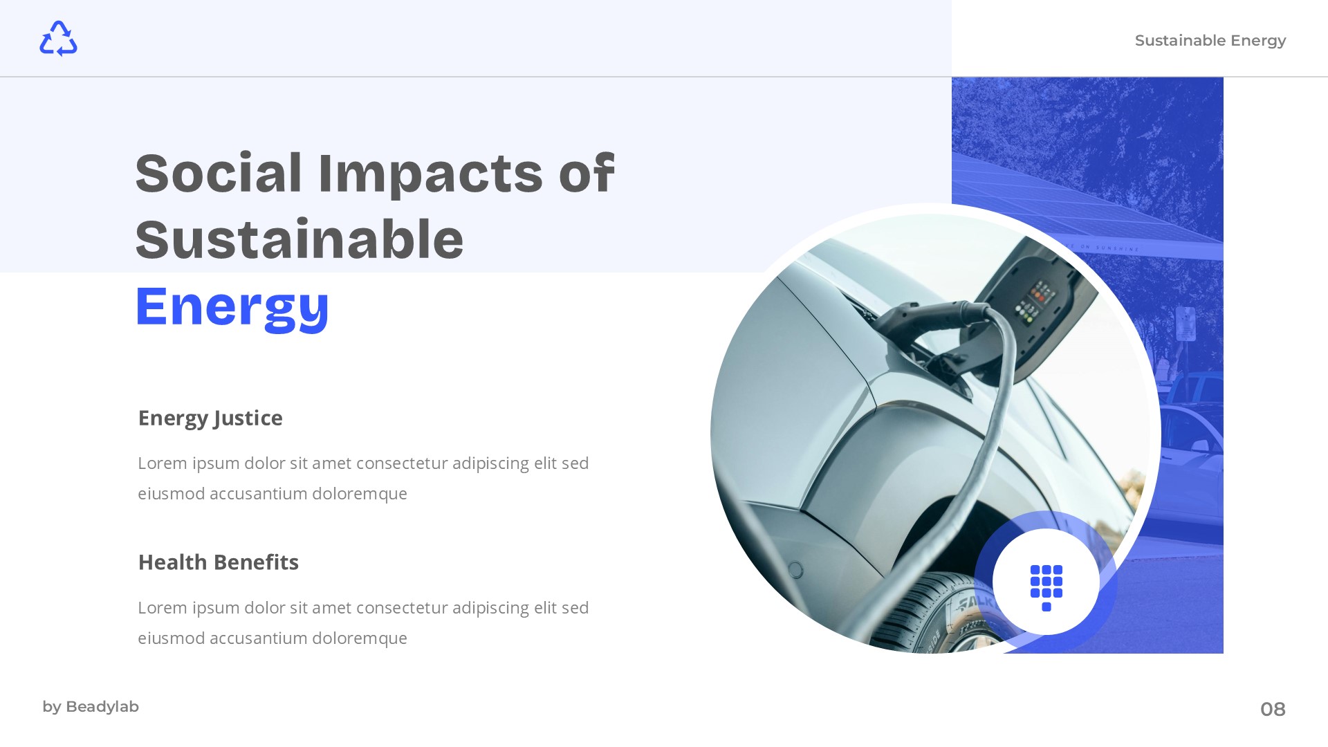 Energia - Sustainable Energy Keynote template, Presentation Templates