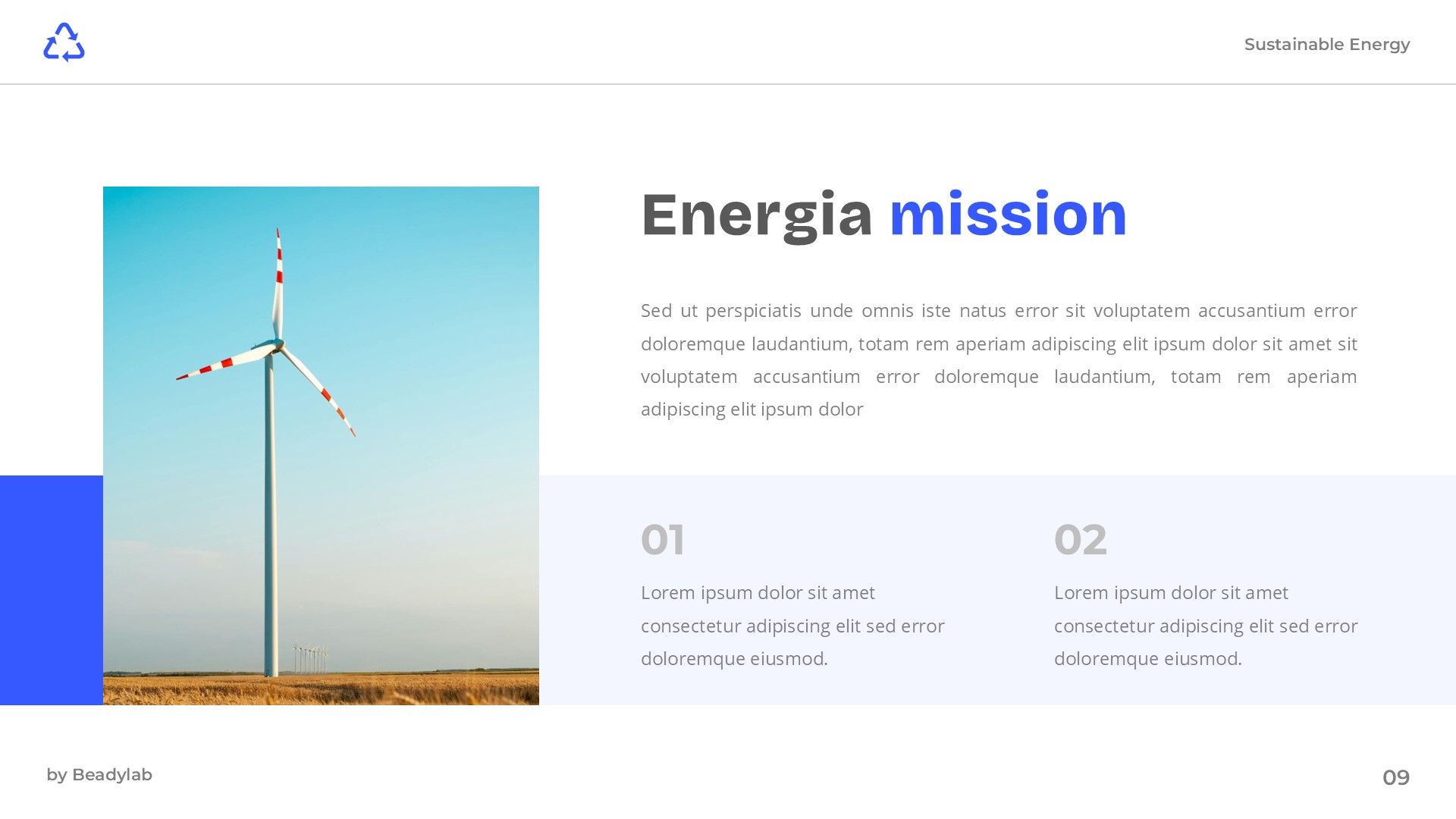 Energia - Sustainable Energy Keynote template, Presentation Templates